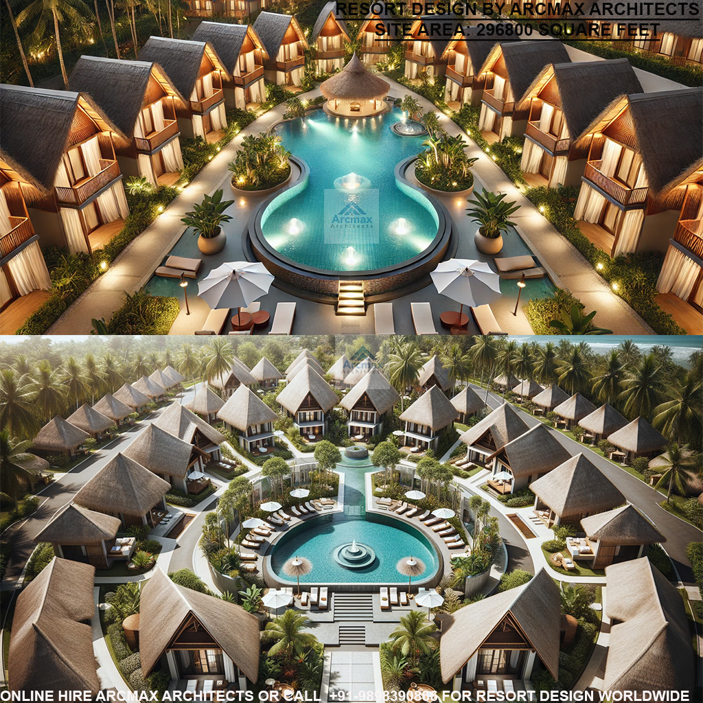 Resort Design and Planning Sample Work by ArcMax Architects – Sustainable & Luxury Resort Solutions